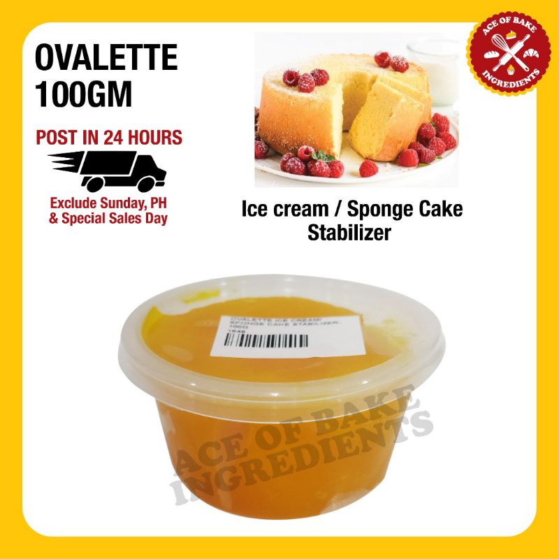Ovalet/Ovallete Ice Cream/ Sponge Cake Stabilizer-100g/250g/500g/1kg ...