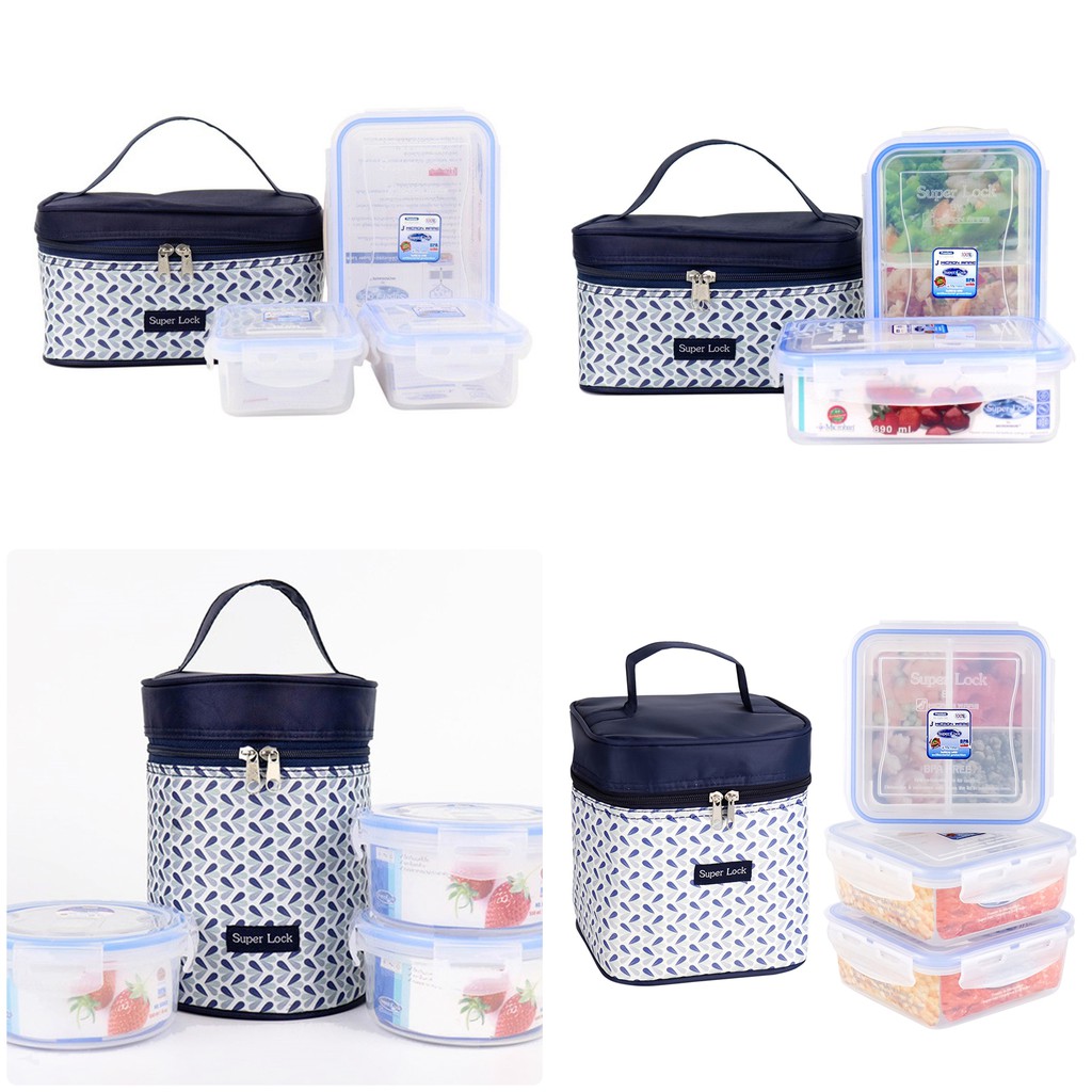 Lunch Box Set Food Preservation Microwaveable With Temperature ...