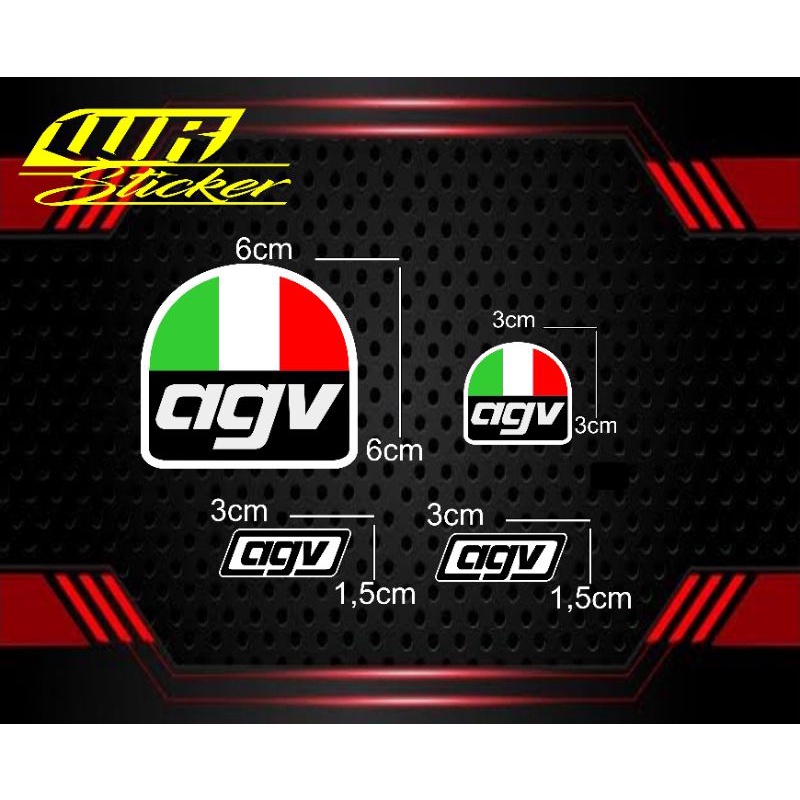 Agv helmet logo sticker | Shopee Malaysia