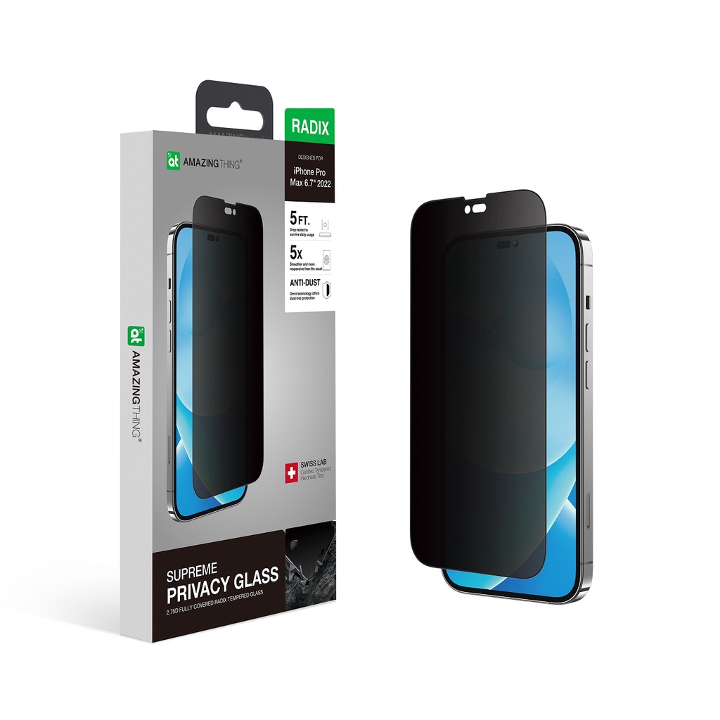 AMAZINGthing RADIX SUPREME GLASS Full Glass 0.3mm 2.75D COMPATIBLE FOR ...