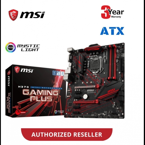 MSI H370 Gaming Plus ATX Motherboard | Shopee Malaysia