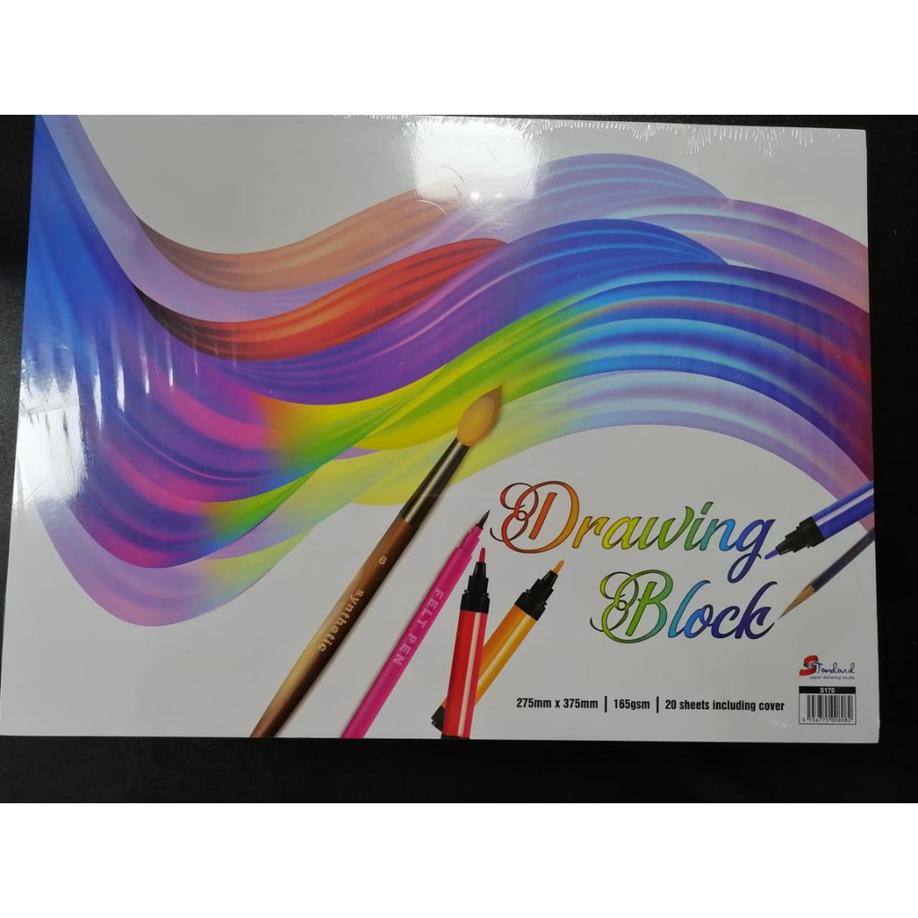 A3/B4 Drawing Paper / kertas lukis/ Drawing Block | Shopee Malaysia