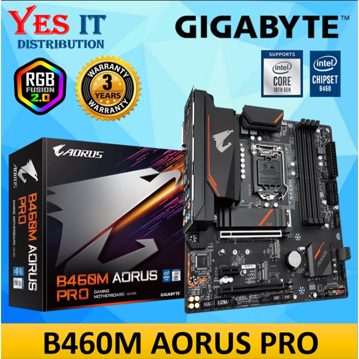 GIGABYTE B460M AORUS PRO INTEL MICRO ATX MOTHERBOARD | Shopee Malaysia