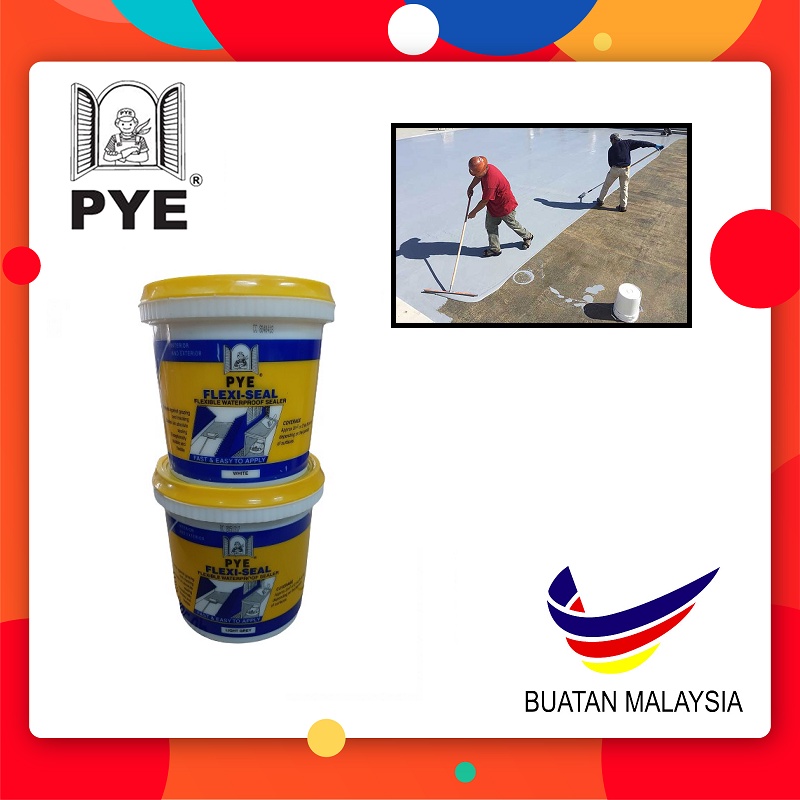 PYE Flexi-Seal 1KG Waterproof Sealer (Water Base) / Kalis Air | Shopee ...