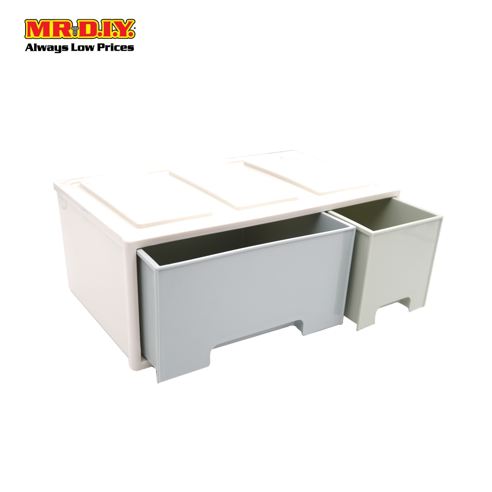 MR.DIY 2 Drawers Storage Box (32cm) | Shopee Malaysia