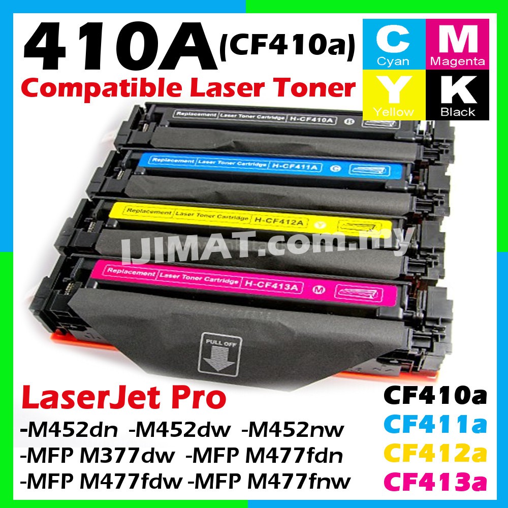 Compatible Toner CF410A CF411A CF412A CF413A For HP LaserJet Pro M452dn ...