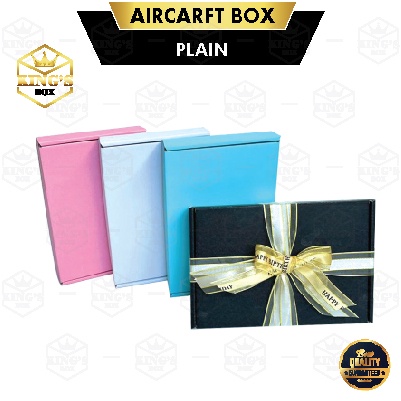 Ready Stock!! Plain Colour Gift Box Craft Paper Box Pizza Box Carton ...