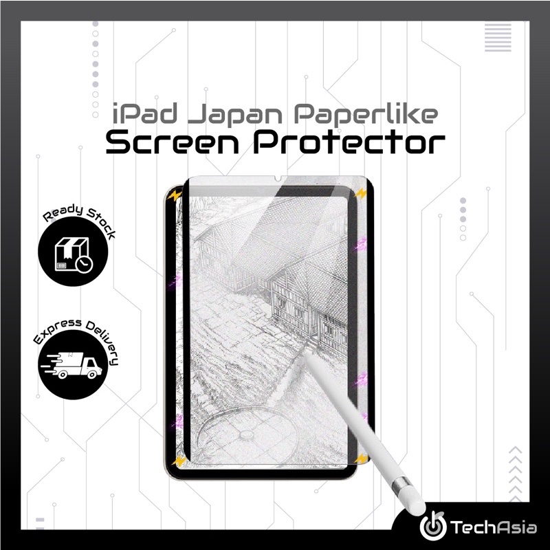 Japan Kent Magnetic Paperlike Screen Protector Compatible with iPad ...