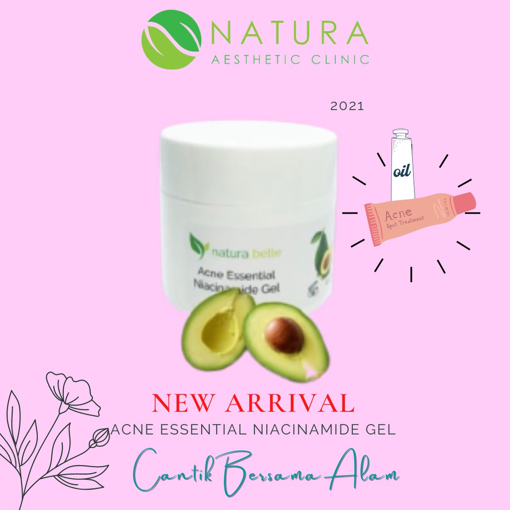 Natura Belle Daily Acne Essential Niacinamide Gel | Acne Spot Cream ...