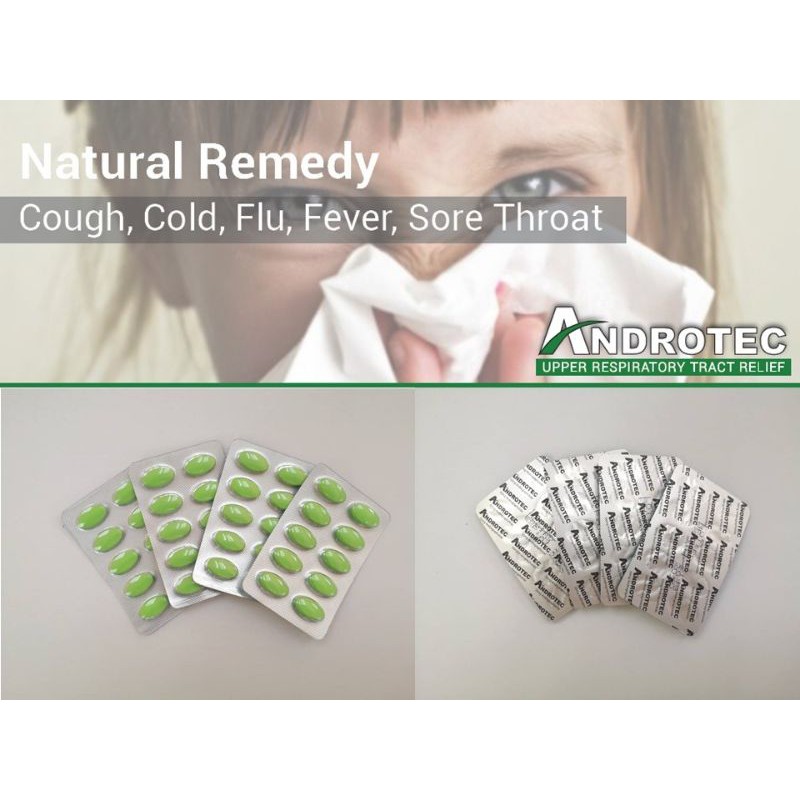 Androtec 50mg Tab (Hempedu bumi) (Batuk, Selsema, Demam, Sakit tekak ...