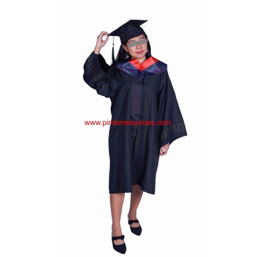 READY STOCK Adult Graduation Gown University Graduation Robe Degree ...