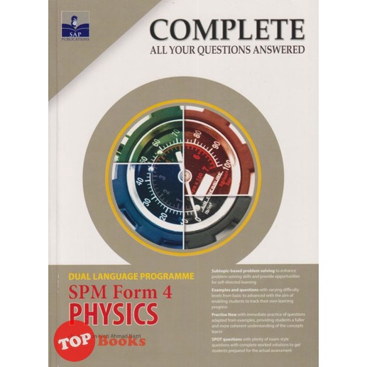 [TOPBOOKS SAP] Complete All Your Questions Answered DLP SPM Physics Form 4 (2022) | Shopee Malaysia