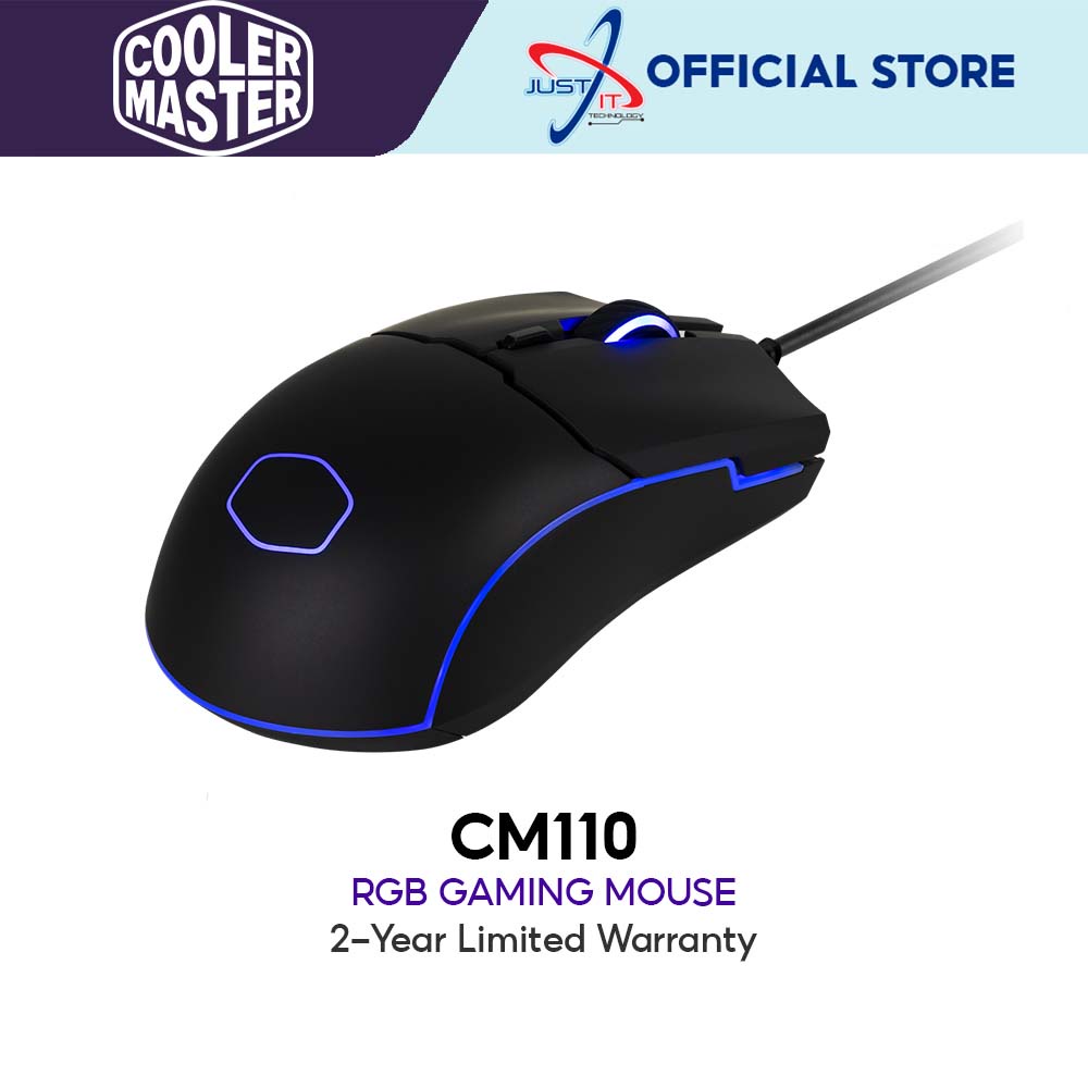 Cooler Master CM110 RGB Gaming Mouse (CM-110-KKW01) | Shopee Malaysia