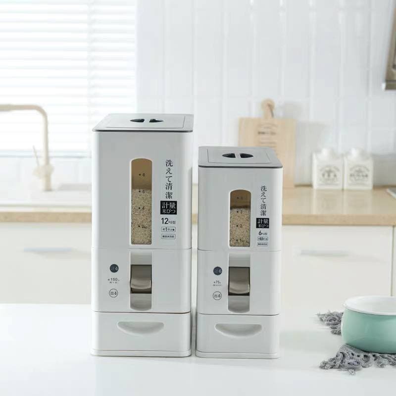 Japan ASVEL Kitchen Ricer Storage Box Measurable Anti Insect Anti ...