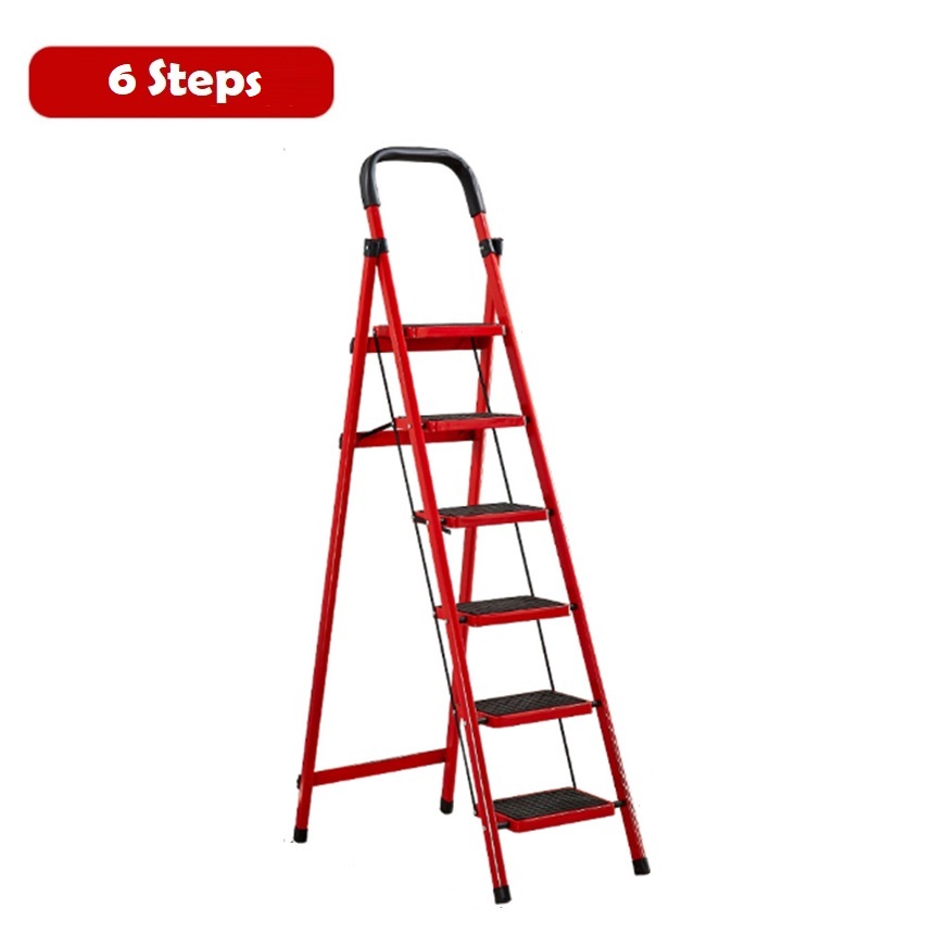 🔥🔥5 or 6 Tier Folding Ladder Lightweight 5 Steps or 6 Steps Ladder With ...