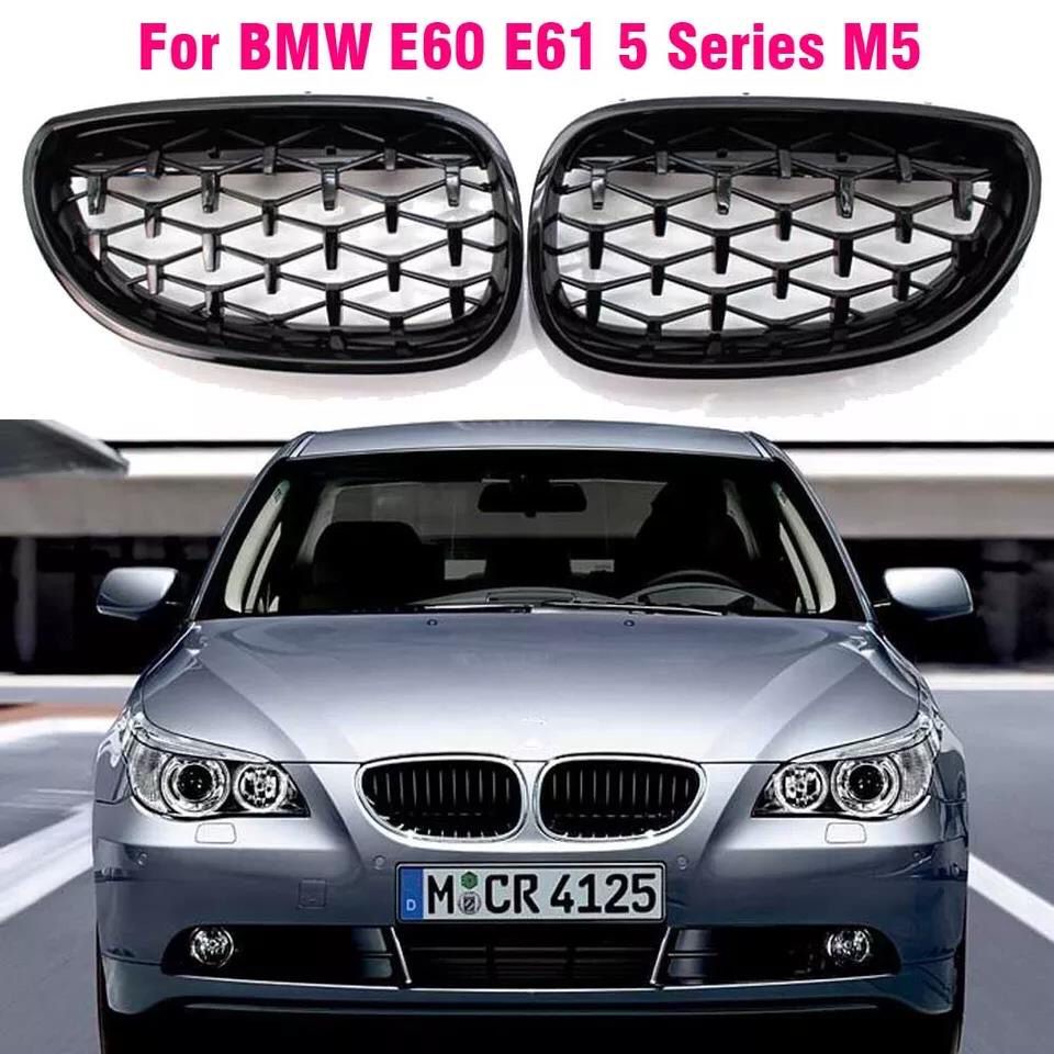 BMW E60 E61 5 Series New Arrival Car Racing Grill Diamond Front Kidney ...