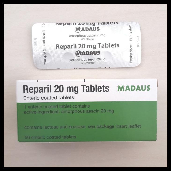 Madaus Reparil Tablets 20 Mg Per Box Anti Inflammation Swelling ...