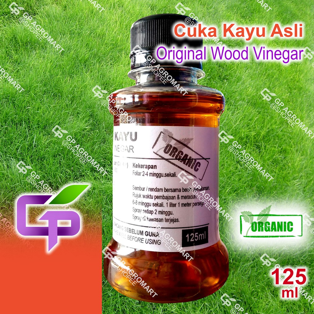[ORGANIK] 125ml Cuka Kayu Asli / Original Wood Vinegar | Shopee Malaysia