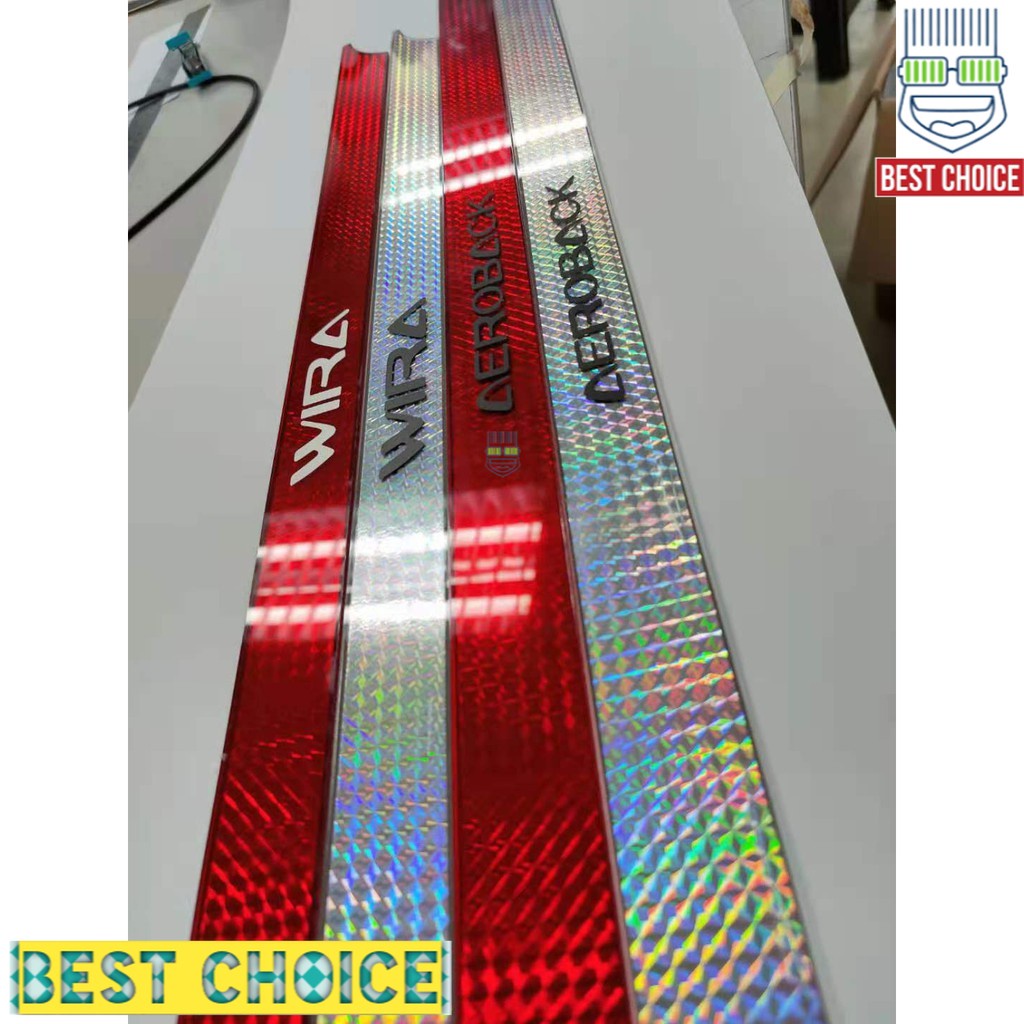 STIKER REFLECTOR WIRA STIKER PANTUL CAHAYA WIRA PROTON WIRA AEROBACK ...