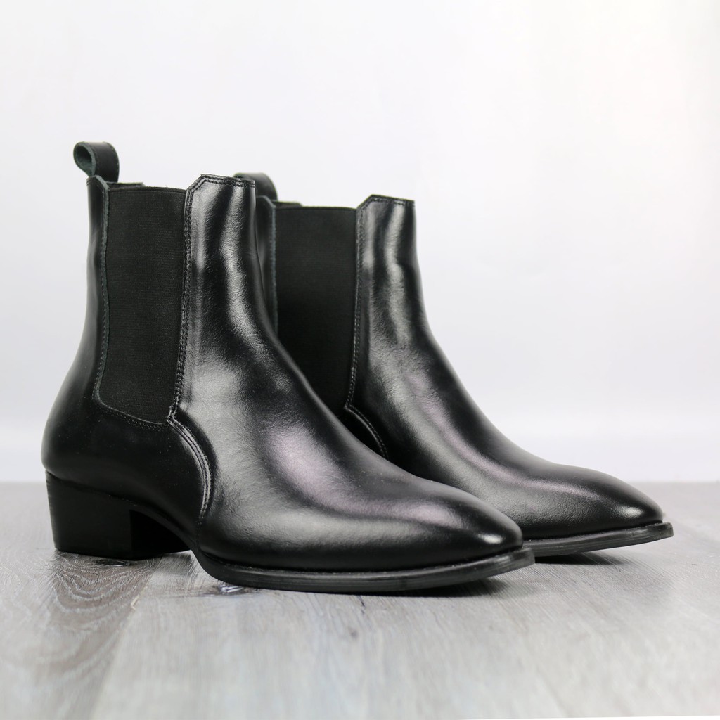 Men's Boots, 4cm Heels Chelsea Boots Classic | Shopee Malaysia