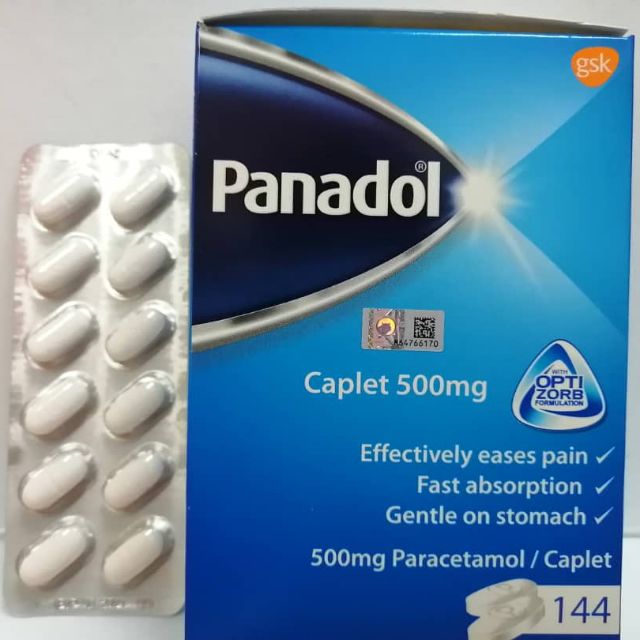 Panadol Optizorb Caplet 500mg 12 caplets PER STRIP | Shopee Malaysia