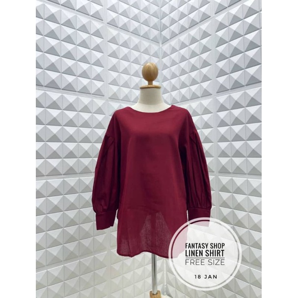 PLUSSIZE COTTON LINEN | Shopee Malaysia