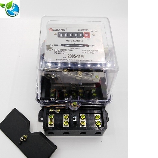 KWH METER / EMANN EDS2600 / EDS2560 single phase 15(60A) watt hour meter / kwh meter | Shopee ...