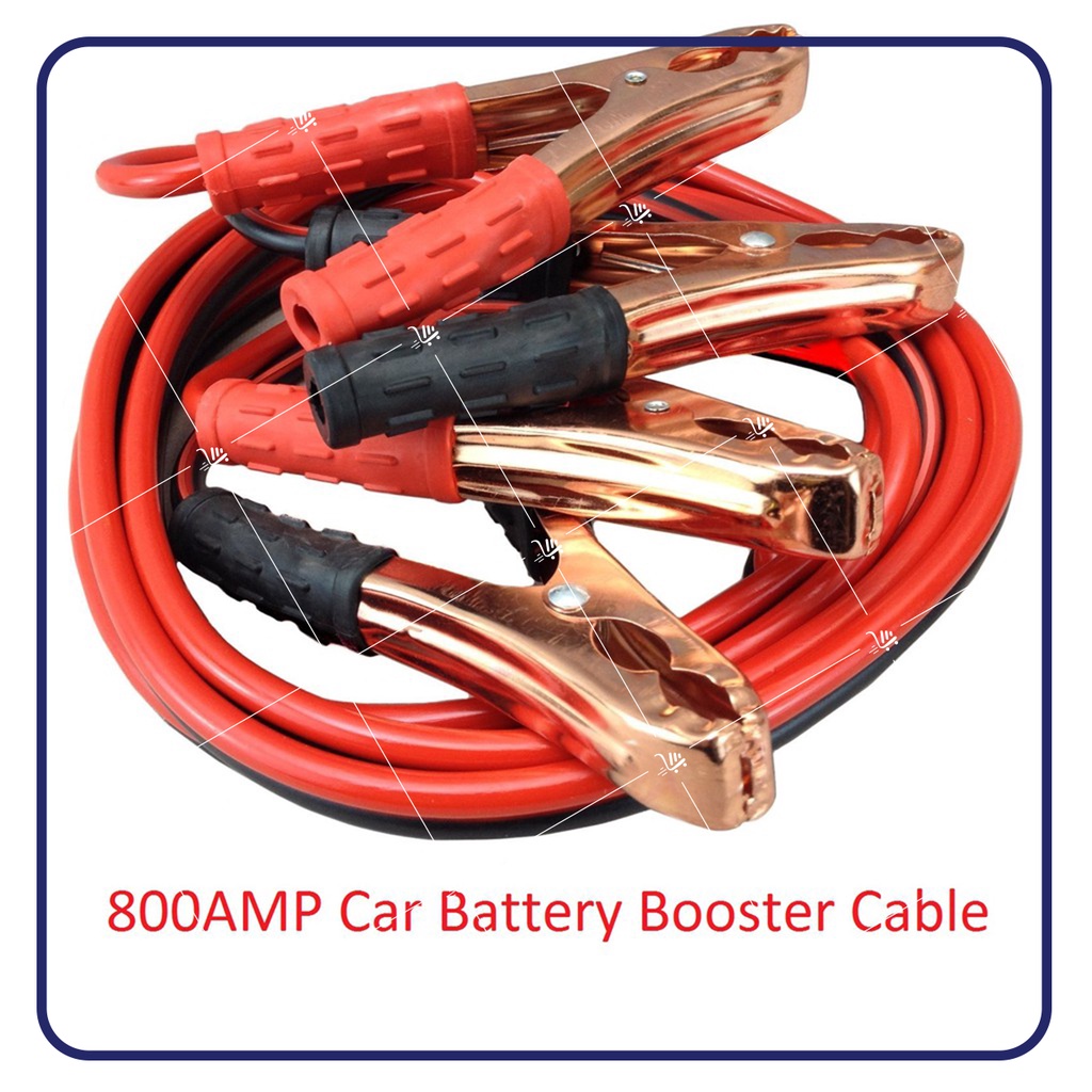 800AMP Car Battery Booster Cable / Battery Jump Jumper Cable | Shopee ...