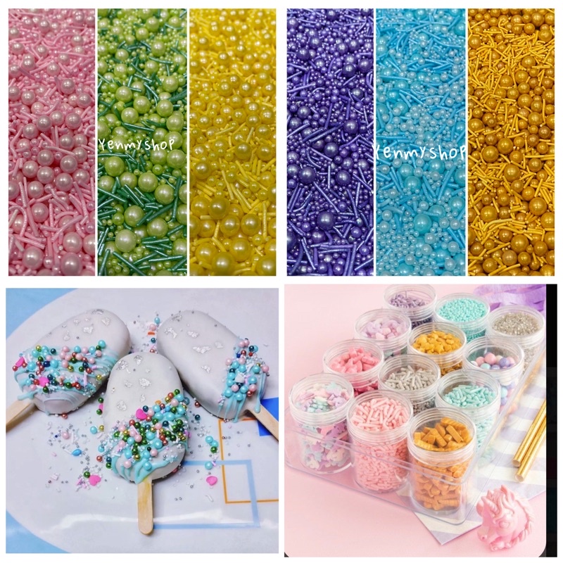 Cake Sprinkles (120g)/ Sugar Ball / Cake Decor / Fancy Sprinkle / Deco ...