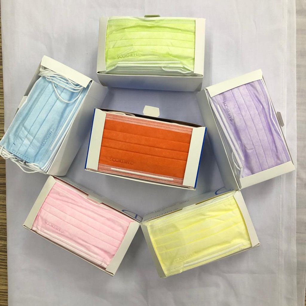 MEDICOS 4ply Surgical Face Mask ASTM LEVEL III Ear loop | Blue - 50pcs ...