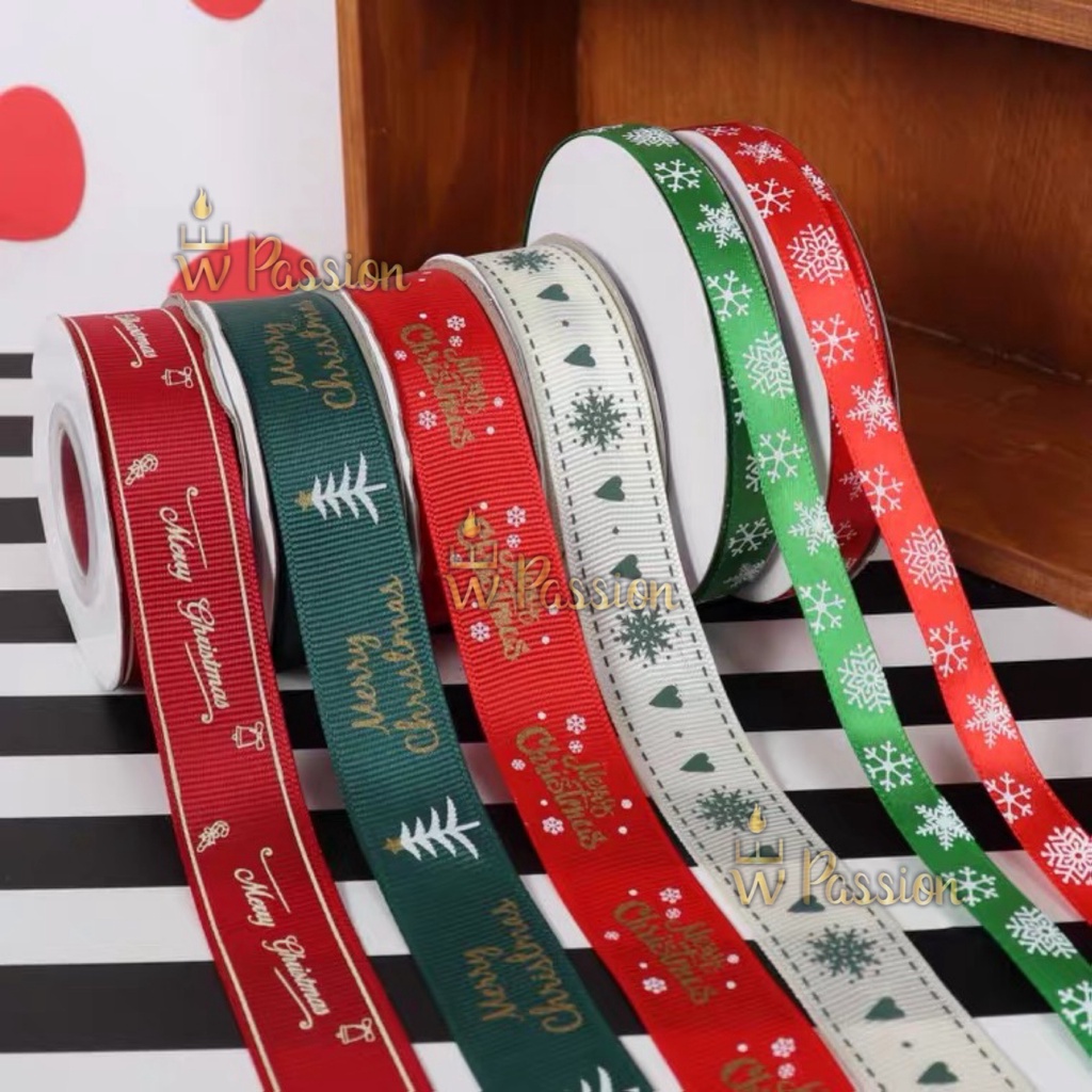 [Ready Stock]Christmas Theme Ribbon Xmas Theme INSTA Style Gift Box ...