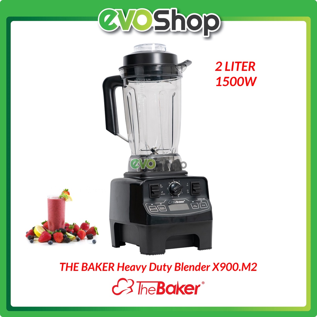 THE BAKER Heavy Duty Commercial Juicing Ice Blender 2L X900.M2 Juice ...