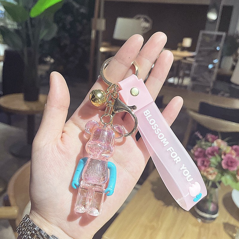 Colorful Cartoon Bearbrick Gloomy Bear Keychain Bag Pendant Birthday ...