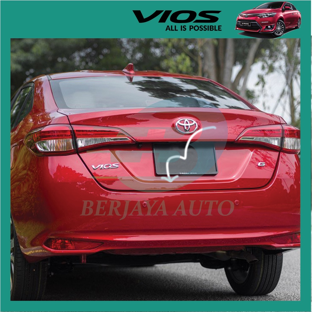Toyota Vios Baru 2019-2021 Bonet Belakang Pintu Ekor Lapik Krom Berjaya ...