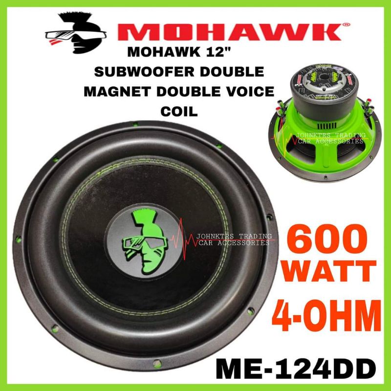 Mohawk Subwoofer 12 Inch (1pc) Double Magnet Double Coil | Shopee Malaysia