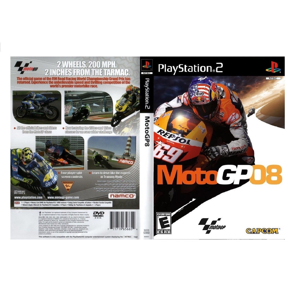 🔥PS2 CD DVD Games🔥 Moto GP 08 (Dvd Game) | Shopee Malaysia