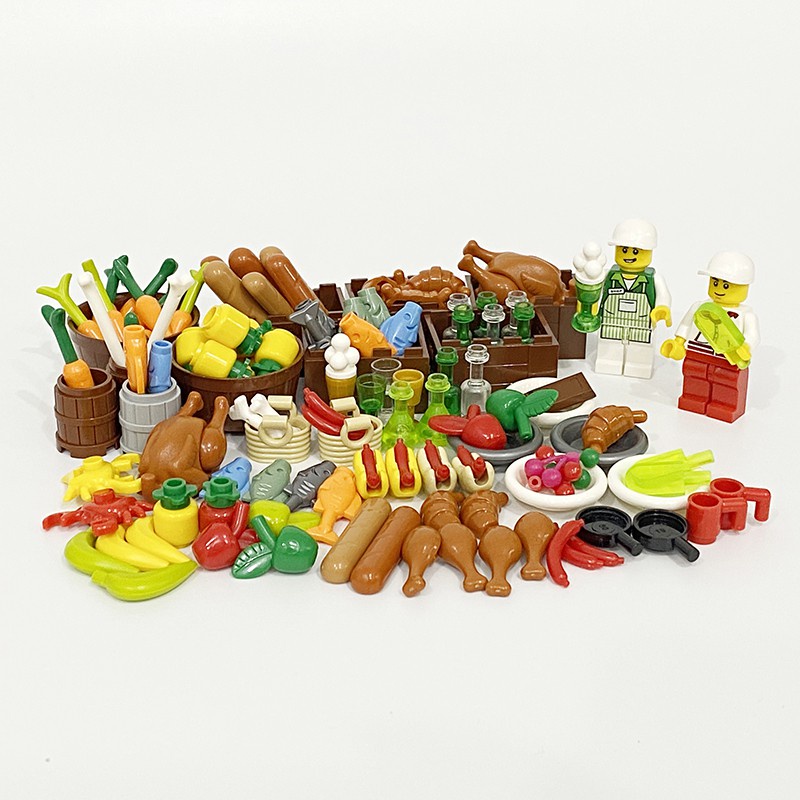 Fruit&Food Classic Building Block Toys Building Compatible Brick MOC ...