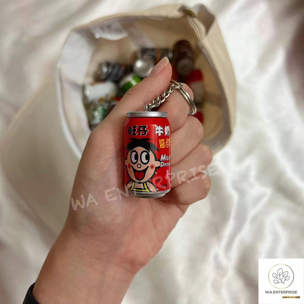 (Ready Stock) Cute Key Chain Fanta Cola Pepsi Sprite Keychain 1 piece ...