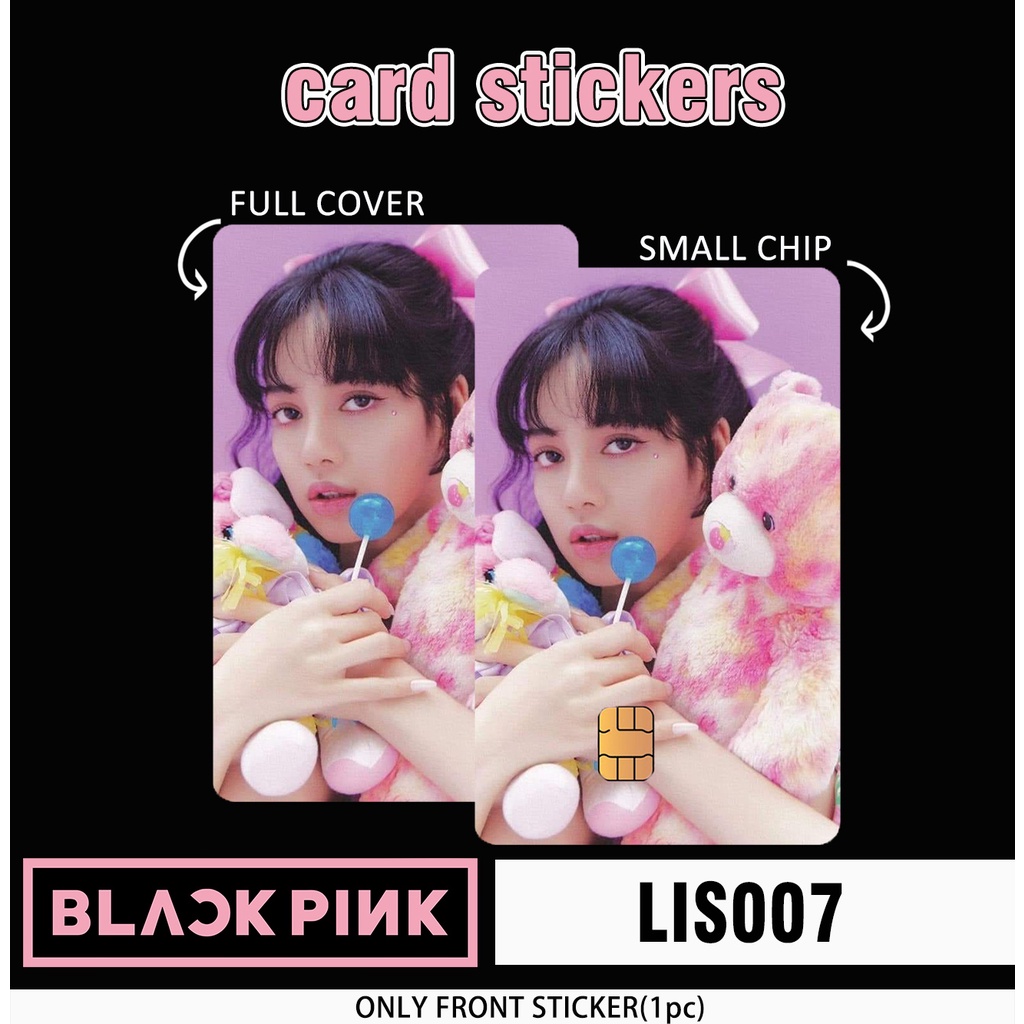 LALISA CARD STICKER - BLACKPINK LALISA CARD STICKER - LISA KAD STICKER ...