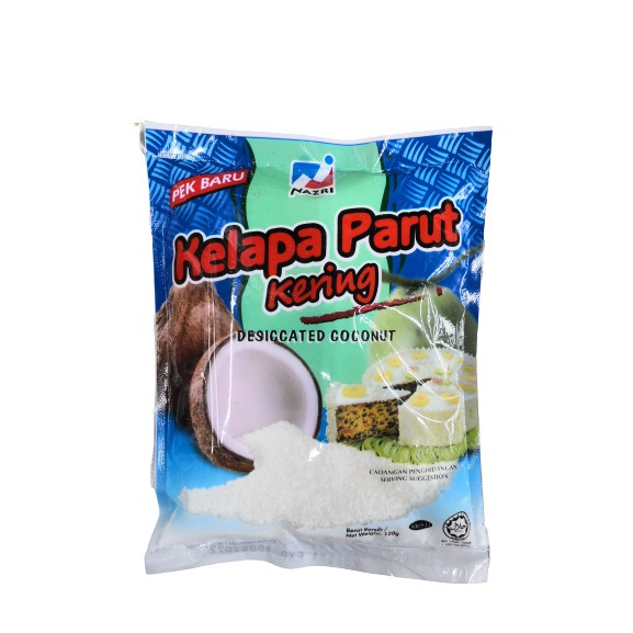 Kelapa Parut Kering / Desiccated Coconut By Nazri 120g | Shopee Malaysia