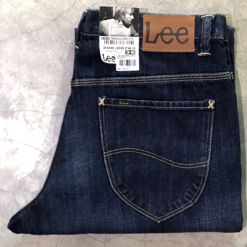 Lee 200 Regular Fit Big Size Jeans ( 200-00763 ) | Shopee Malaysia