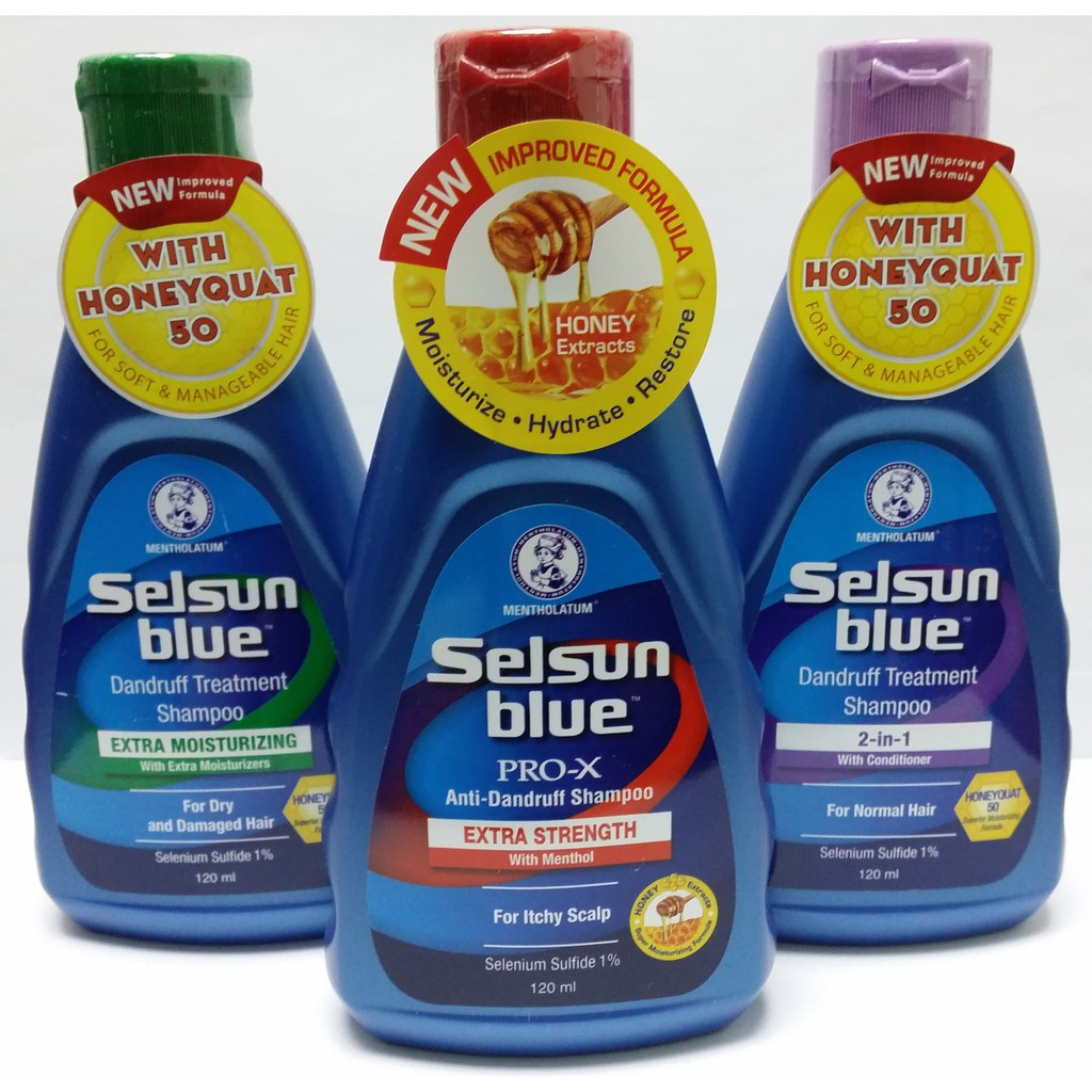 elsun Blue Anti-Dandruff / Dandruff Treatment Shampoo 120ml | Shopee ...