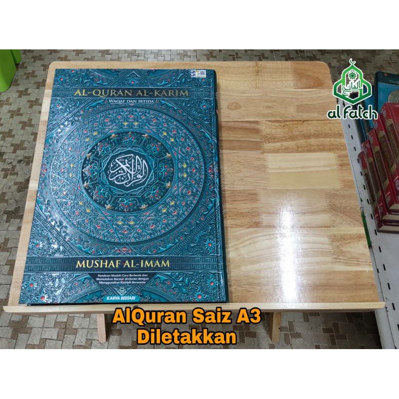 Rehal Meja Putih Besar Kayu Getah Berkualiti Saiz 20 Inci x 17.5 inci ...