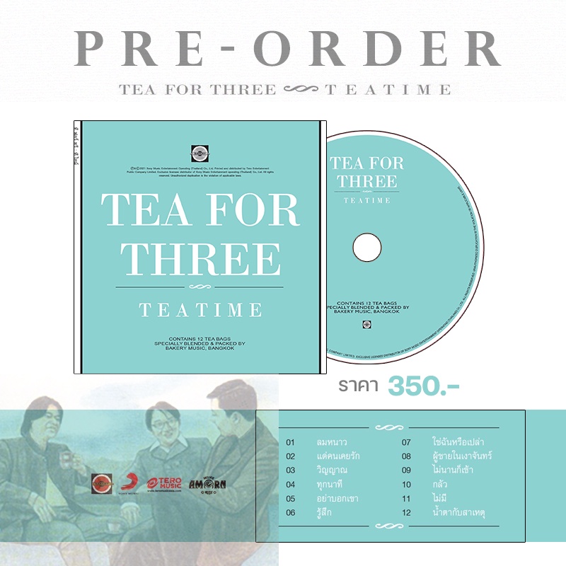 Tea For Three (Tea Tree): Time (CD)(Thai Song) | Shopee Malaysia