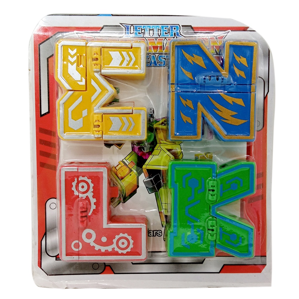 KLMN Alphabet Letter Dino Robot Transforms Shape into a Dinosaur ...