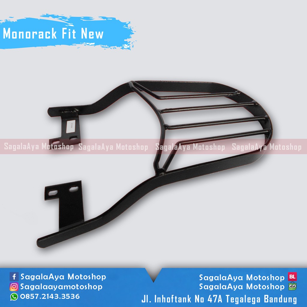 Monorack Motorcycle Bracket Box Honda New Supra Fit revo old sagalaaya ...
