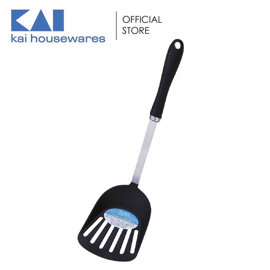 KAI Non-Stick Nylon Stir Fry Chinese High-Back Turner (Wok Spatula ...