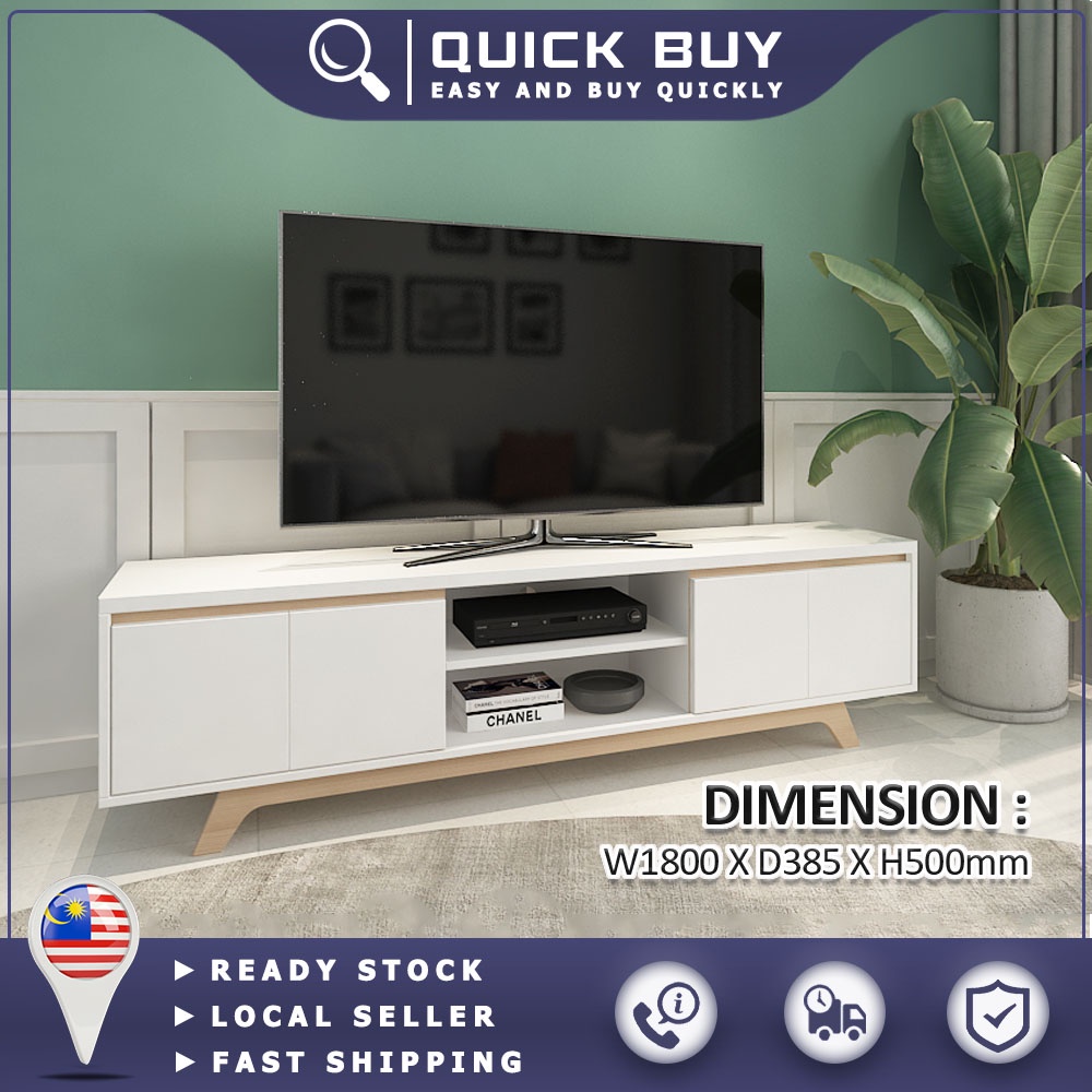HP042 6Ft TV Cabinet Modernist Design Solid Board TV Rack TV Bench ...