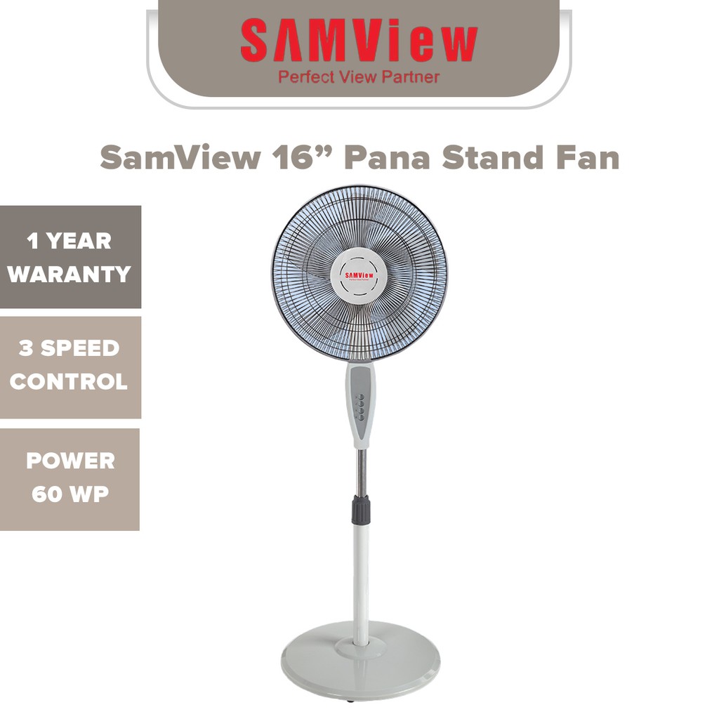 SAMView Pana Stand Fan (16") | Shopee Malaysia