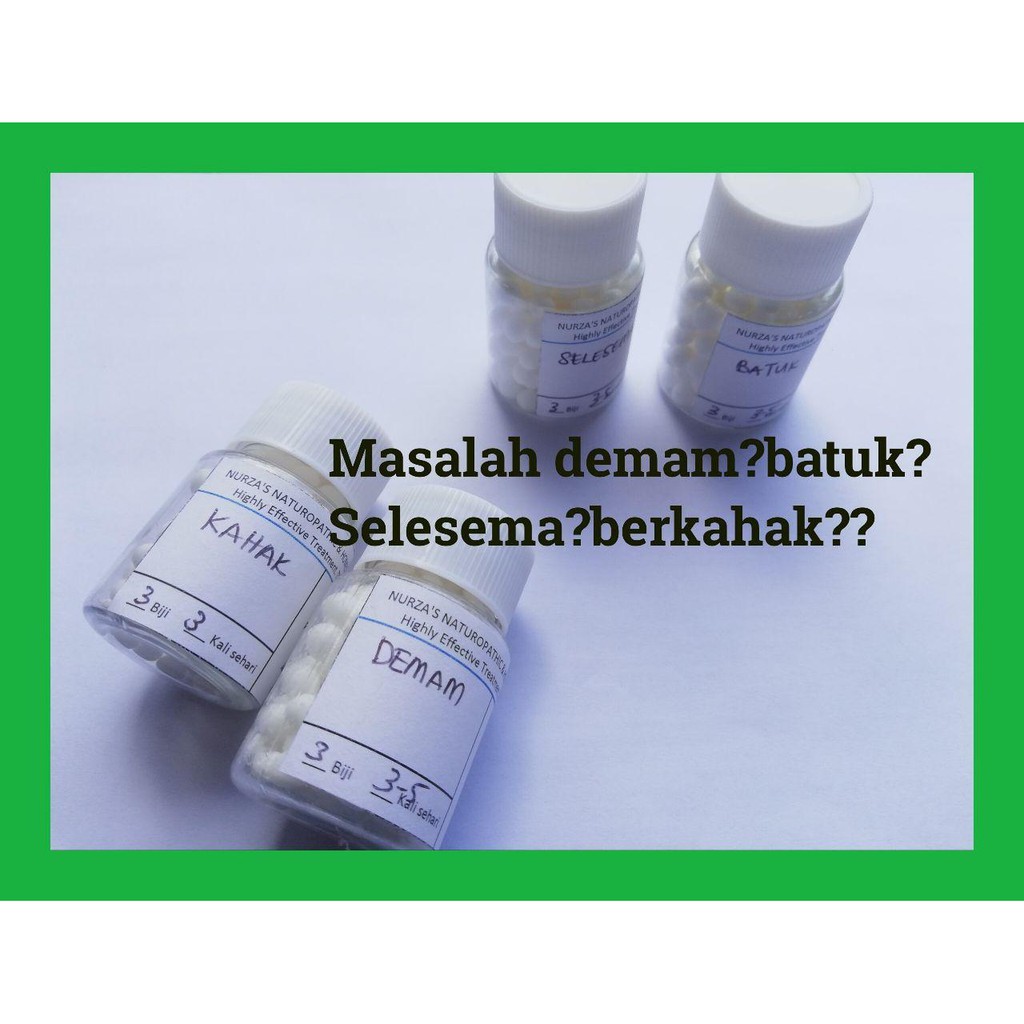 Masalah Demam,Batuk,Berkahak dan Selesema (Ubat cara Homeopathy ...